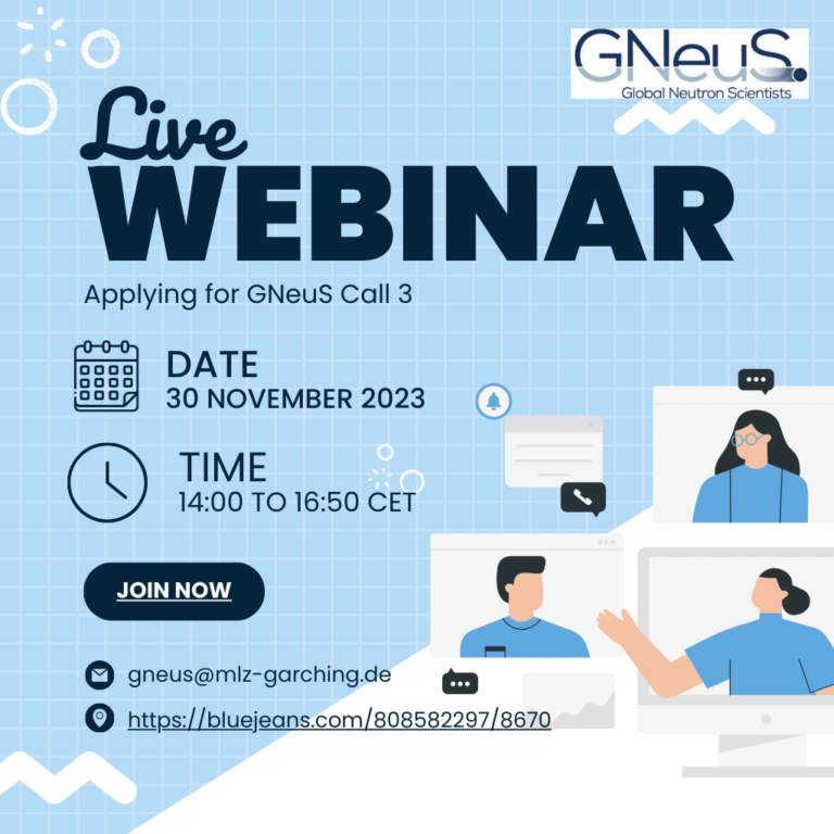 GNeuS Call 3 webinar is announced – Gneus